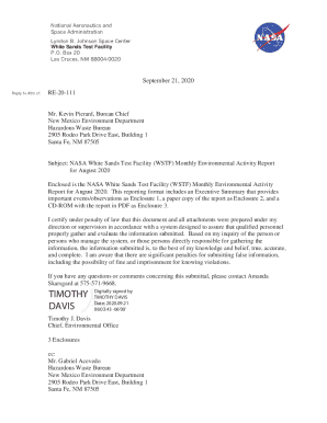 Fillable Online TIMOTHY DAVIS - NASA Fax Email Print - pdfFiller