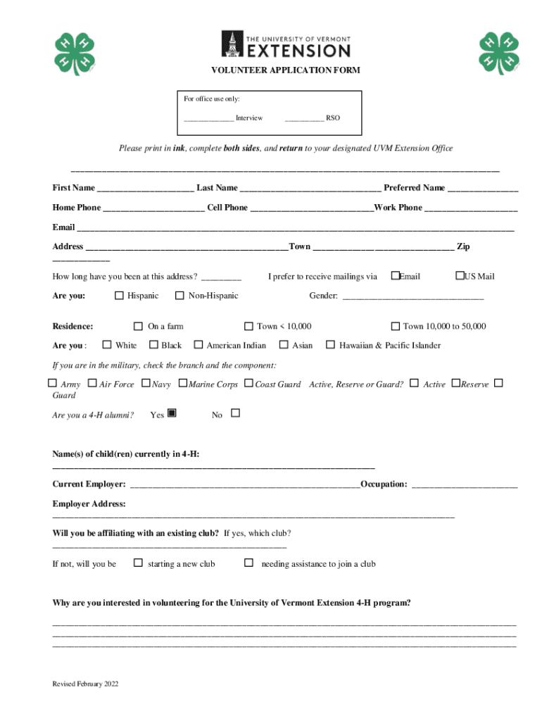 Fillable Online 4-HPositive Youth Development and Mentoring ...