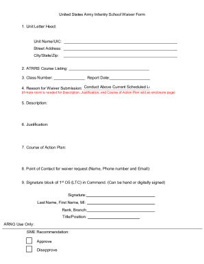 Fillable Online www.benning.army.miltenantwtcUnited States Army ...