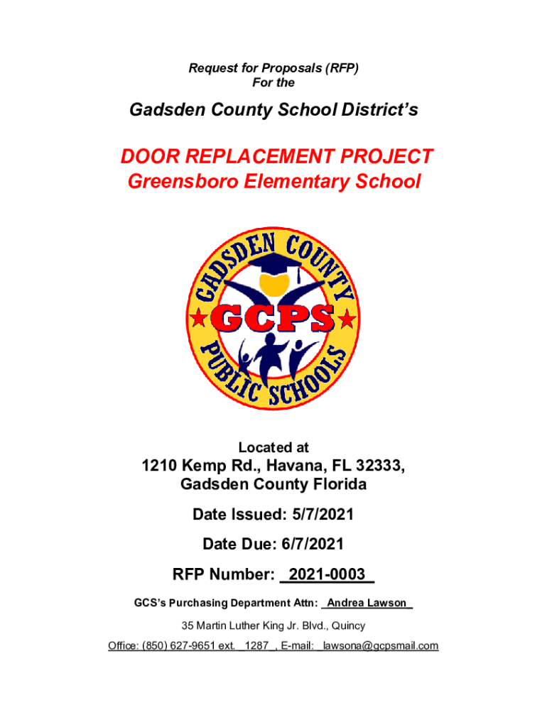 Fillable Online images pcmac DOOR REPLACEMENT PROJECT Greensboro Elementary School - PCMAC Fax ...