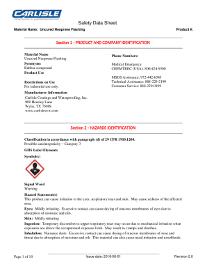 Fillable Online omnigp.comwp-contentuploadsMaterial Safety Data Sheet SECTION 1: PRODUCT AND ...