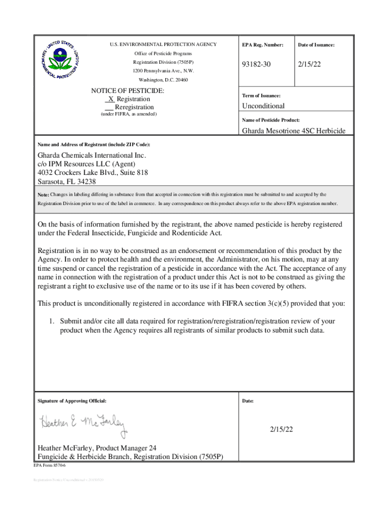 Fillable Online Chlorfenapyr Fact Sheet - EPAEnvironmental Protection ... Fillable Online Chlorfenapyr Fact Sheet - EPAEnvironmental Protection ...