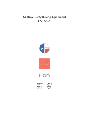 Fillable Online Multiple Party Buying Agreement Fax Email Print - pdfFiller