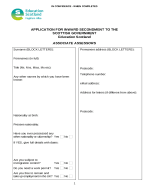 Inward Secondment Application .dot - Education Scotland Doc Template | pdfFiller