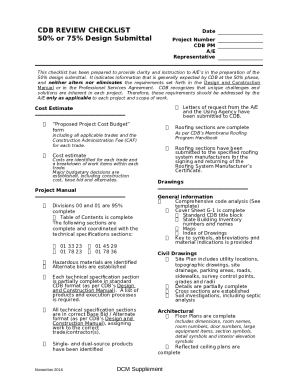 Design Submittal Checklist 50% - Design Review Checklist - Illinois ...