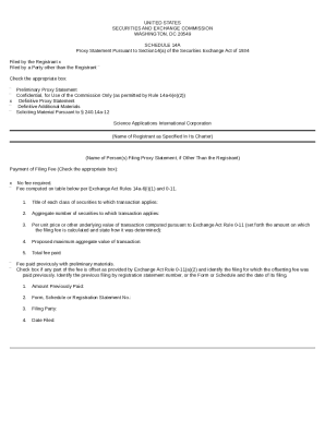 Science Applications International Corp (. EDGAR Online Pro Doc Template | pdfFiller