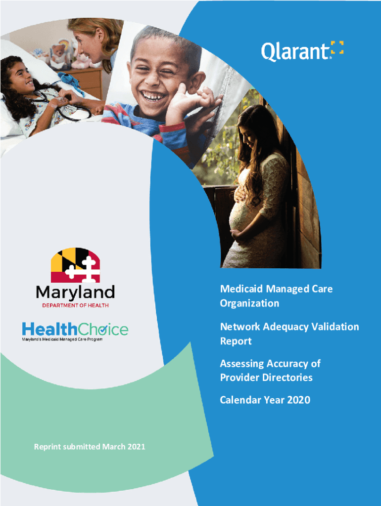 Fillable Online Medicaid Managed Care Network Adequacy Validation ...