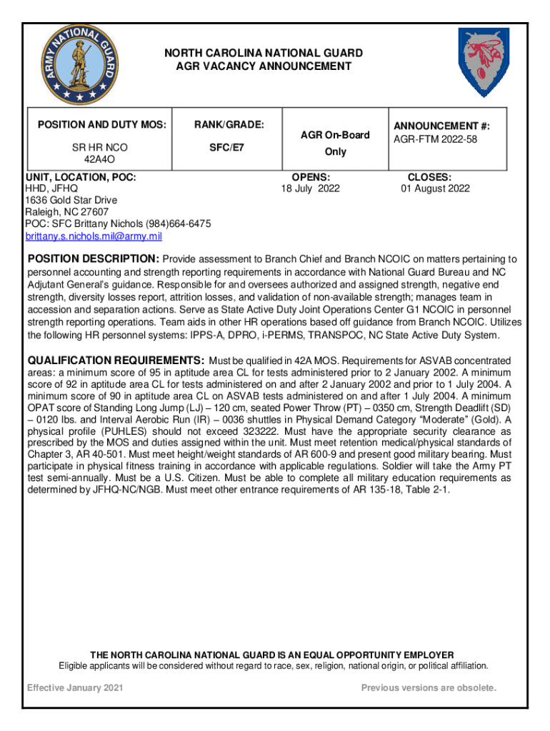 Fillable Online nc ng MOBCOP Tour of Duty - Mississippi National Guard ...