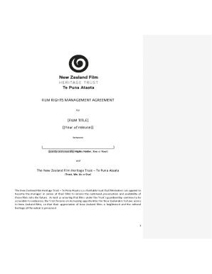 Fillable Online FREE 8+ Sample Film Release Forms in PDFMS ...