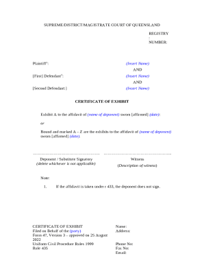 www.courts.qld.gov.au-46-Affidavit-UCPRUni Civil Procedure Rules 1999 ...