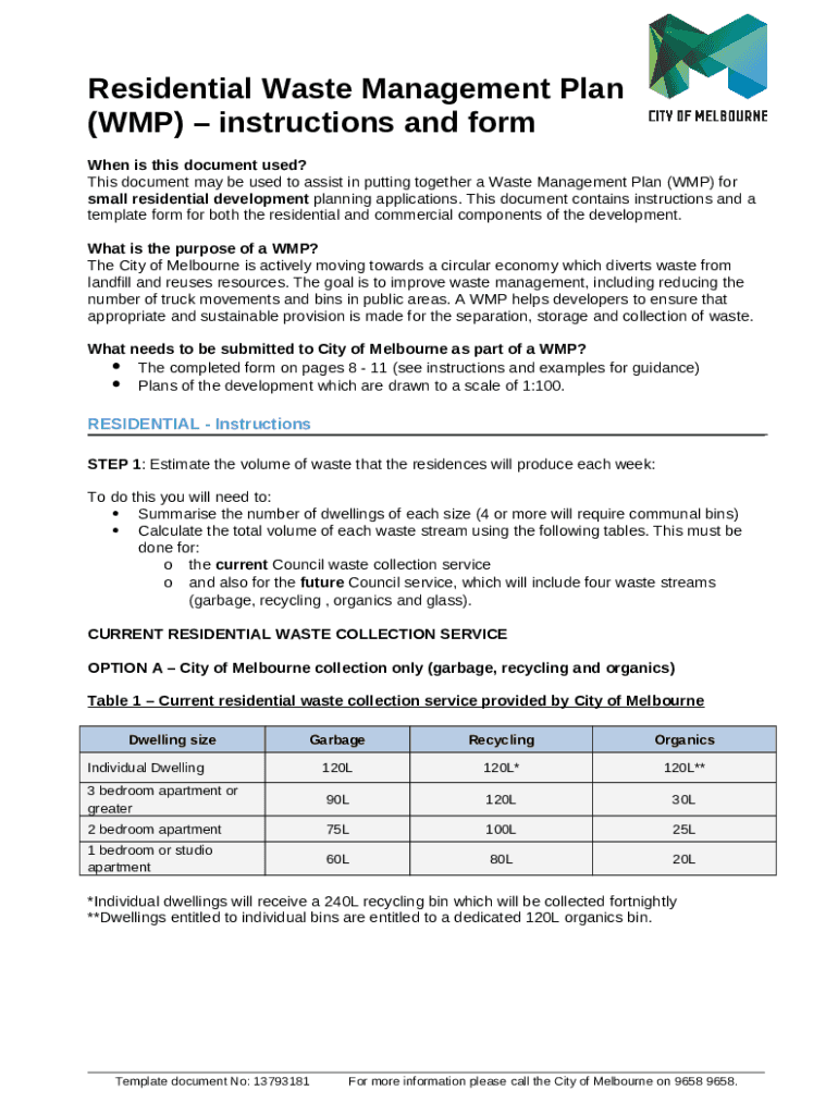 www.melbourne.vic.gov.auSiteCollectionDocumentsResidential Waste ...