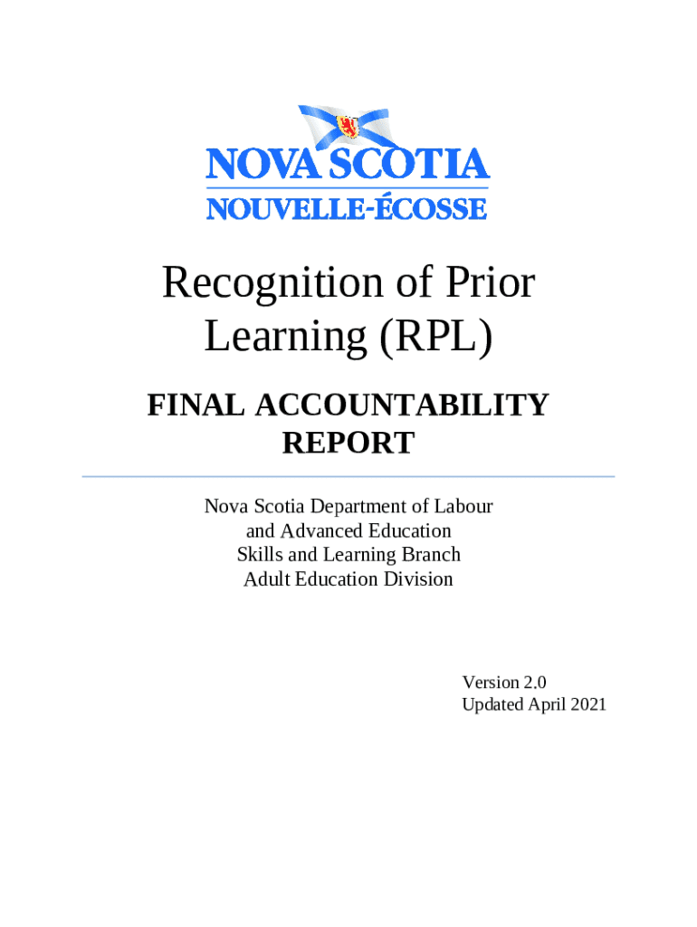 Recognition of prior learning (RPL)Department of Employment, Small ...