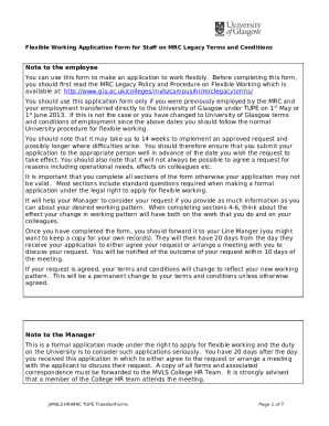 The right to request flexible working FW(A): Flexible working ... Doc ...