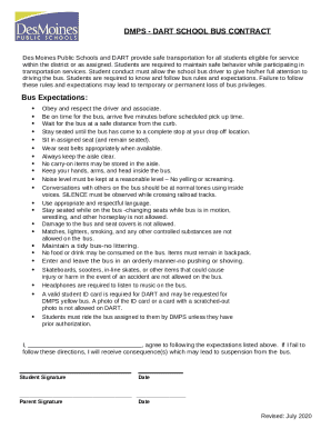 DMPS - DART SCHOOL BUS CONTRACT - DMPS Assessment, Data, and Evaluation ...