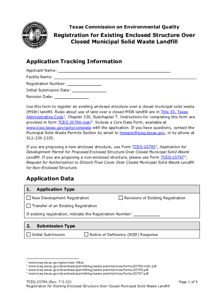 Fillable Online Application Forms for Using Land Over a Closed Municipal Solid Waste ... Fax ...