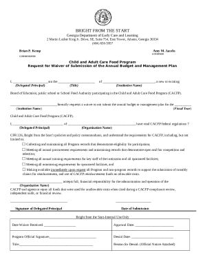 BRIGHT FROM THE START Georgia Department of Early Care and Learning Doc ...