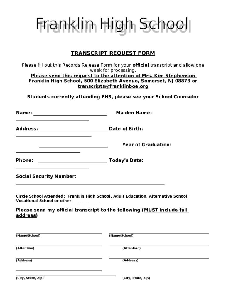 Transcripts & Diplomas - Office of the Registrar Doc Template | pdfFiller