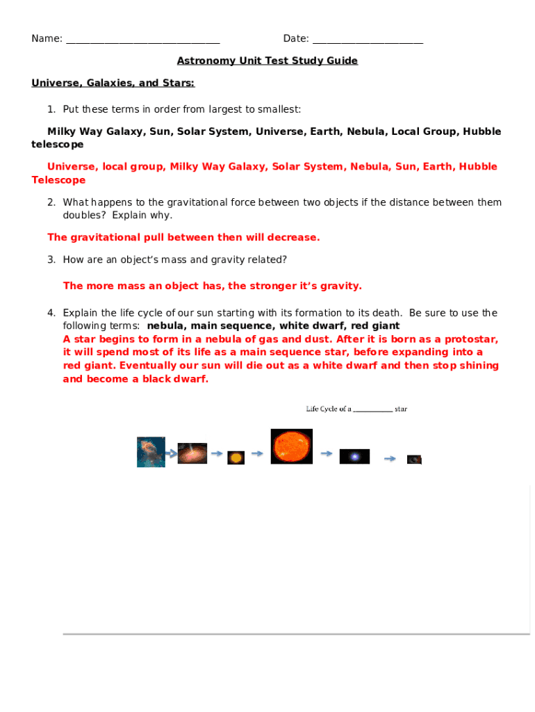 Universe And Galaxies Answer Key Review - annualreport.psg.fr Doc ...