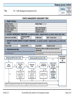 Traffic-management-risk-assessment-.docx - HEALTH Doc Template | pdfFiller
