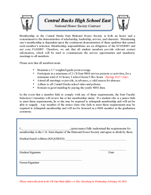 Fillable Online www.cbsd.orgcmslibCentral Bucks High School East ...