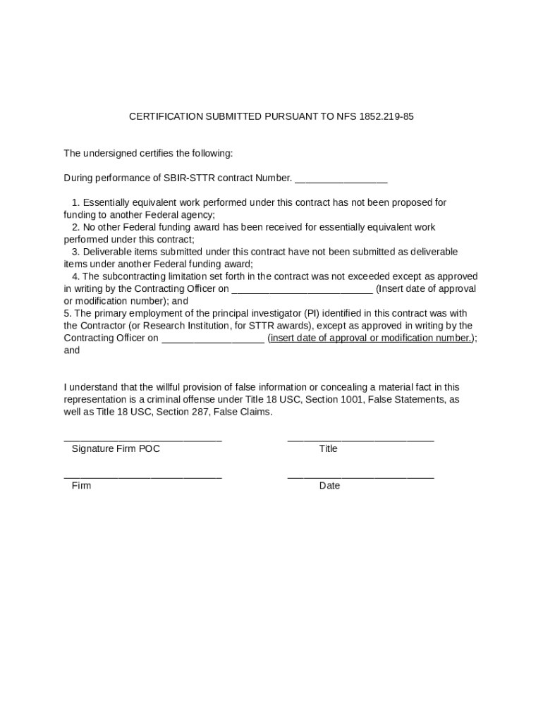 Voucher/Invoice - NASA - sbir gsfc nasa Doc Template | pdfFiller