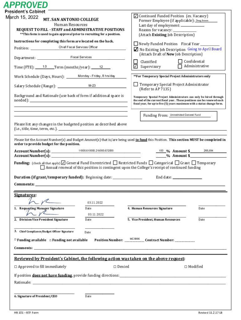 Fillable Online hr.mtsac.eduhrpdfMT. SAN ANTONIO COLLEGE Temporary Hiring Checklist and ... Fax ...