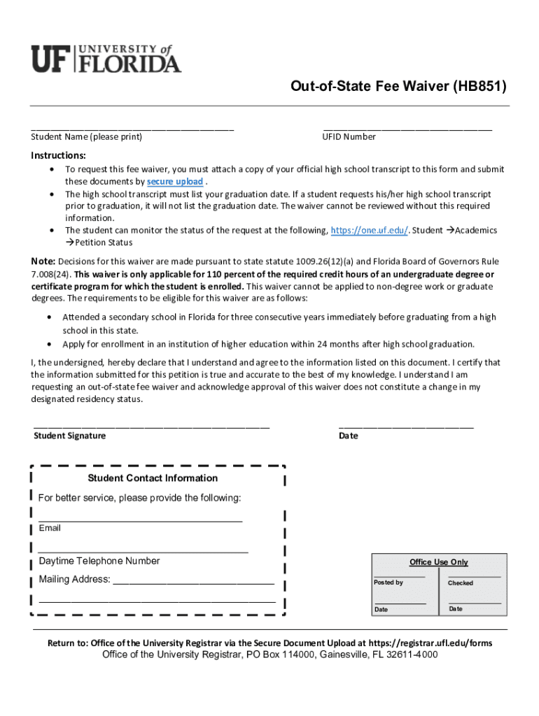 Fillable Online registrar ufl arts.ufl.edu site assetsUniversity of ...