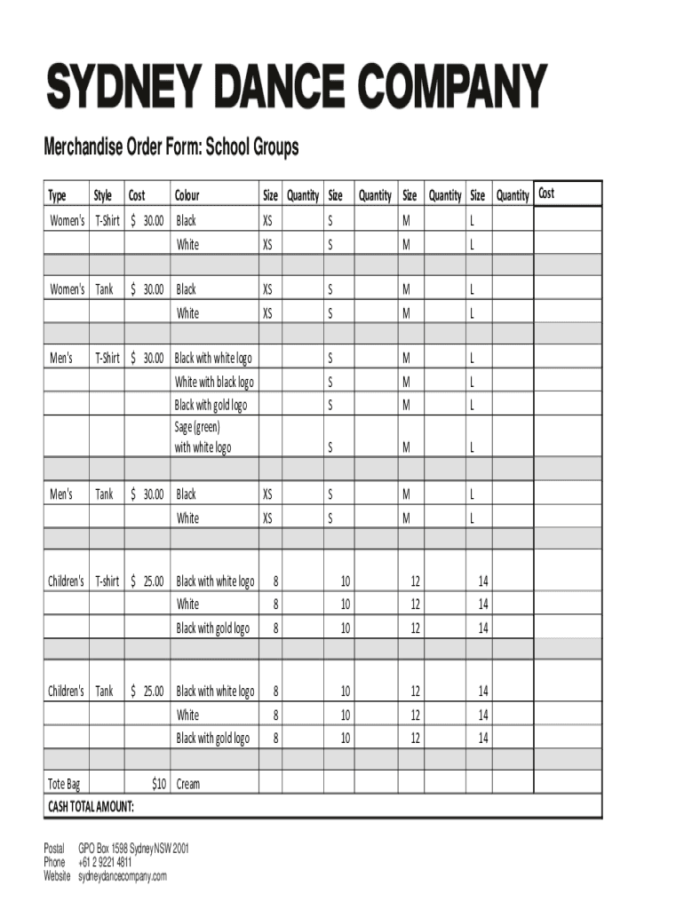 Fillable Online T-shirt Size Breakdowns: How To Order The Right ...