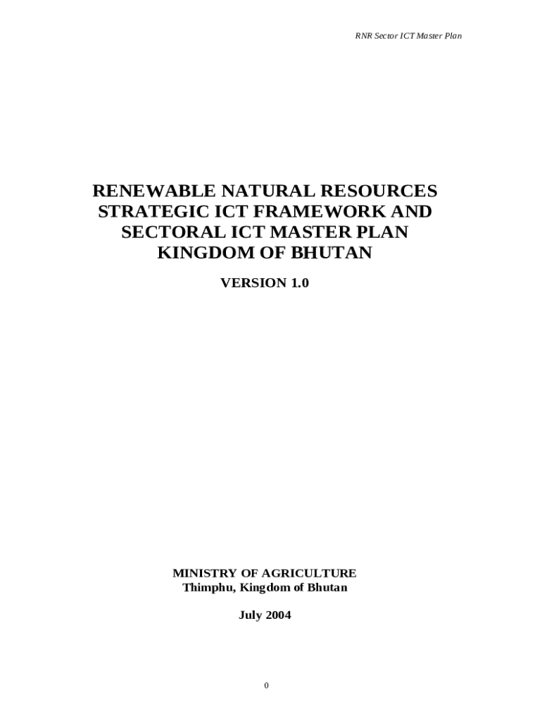 E-RNR Masterplan for Bhutan - Food and Agriculture Organization Doc ...