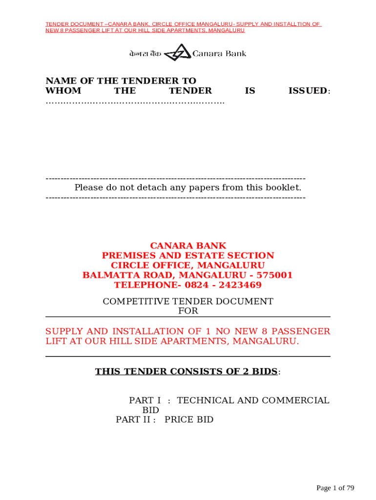 www.pdffiller.com423079993--NAME-OF-THE-TENDERNAME OF THE TENDERER TO ...