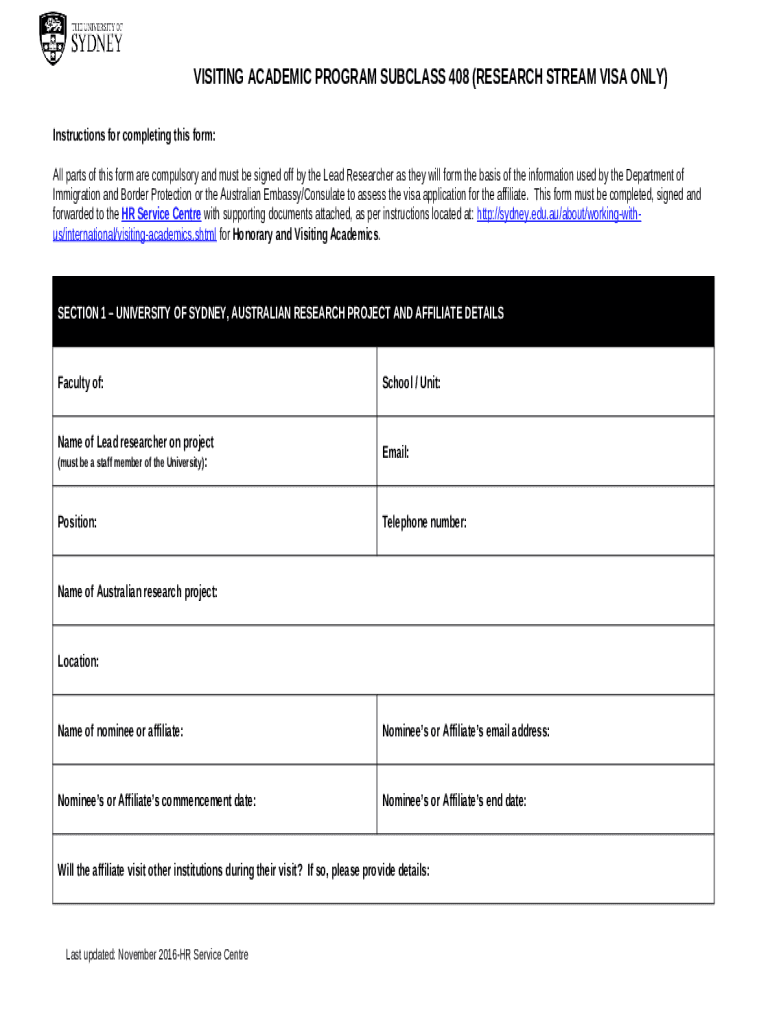 Department of Home Affairs Doc Template | pdfFiller