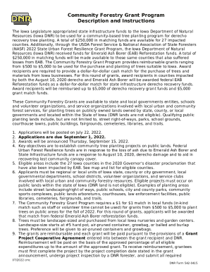 Grants & AgreementsUS Forest Service Doc Template | pdfFiller