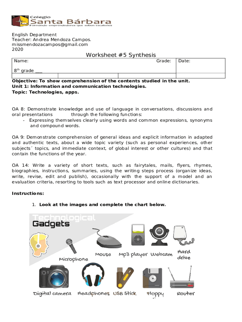 gua-n-5-8th-grade.doc - English Department Teacher: Andrea Mendoza ...
