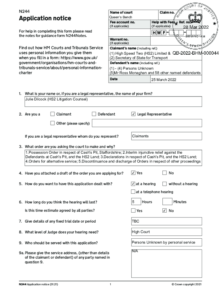 Fillable Online www.gov.ukgovernmentpublicationsMake an application to ...