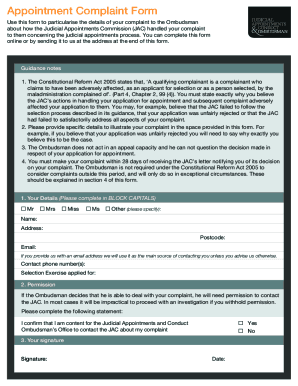 Fillable Online Online Complaint Form TemplateJotformFREE 23+ Sample ...