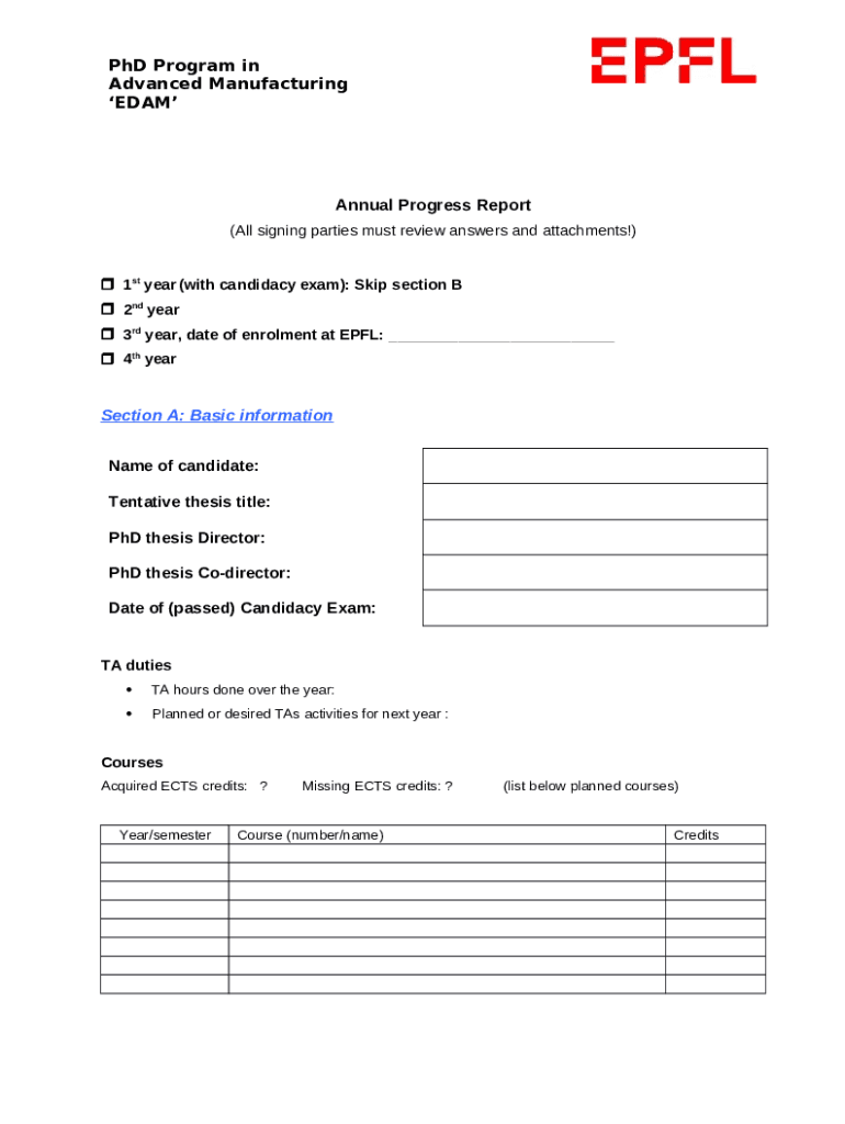 Advanced manufacturing EPFL Doc Template | pdfFiller
