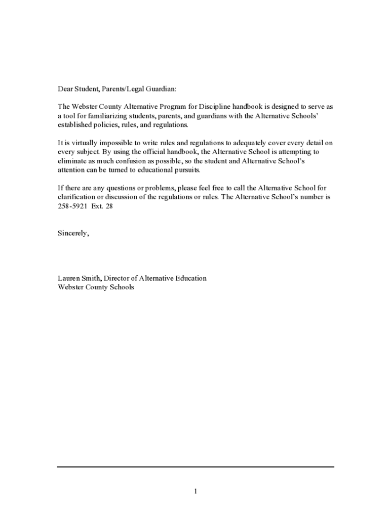 Fillable Online images pcmac 1 Dear Student, Parents/Legal Guardian: The Webster County ... Fax ...