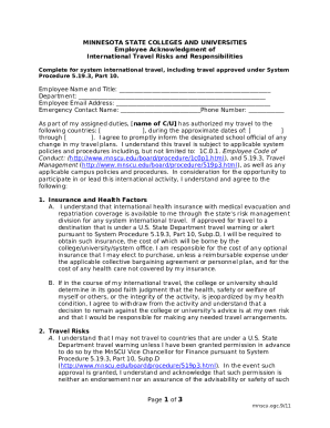 Minnesota State Colleges and Universities system Doc Template | pdfFiller
