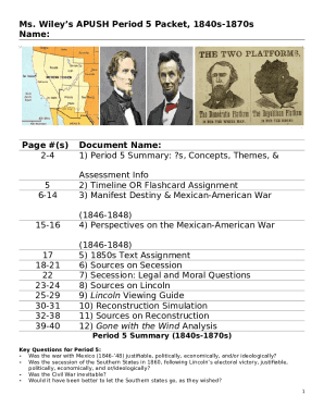 Period 4 Packet.pdf - Ms. Wileys APUSH Period 4 Packet,... - Course ...
