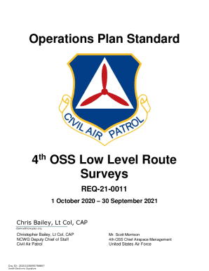 Fillable Online Civil Air Patrol Civil Air Patrol National Headquarters ...