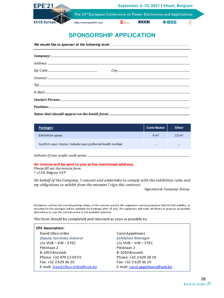 Fillable Online Apply for sponsorshipCCBSASponsorship Request Letter ...