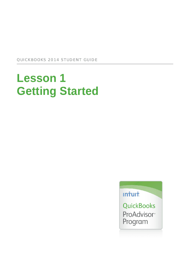 AN INTRODUCTION TO QUICKBOOKS ONLINE Getting Started Guide - Intuit Doc ...
