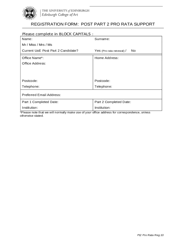 Pt3 Application 93 - The University of Edinburgh Doc Template | pdfFiller