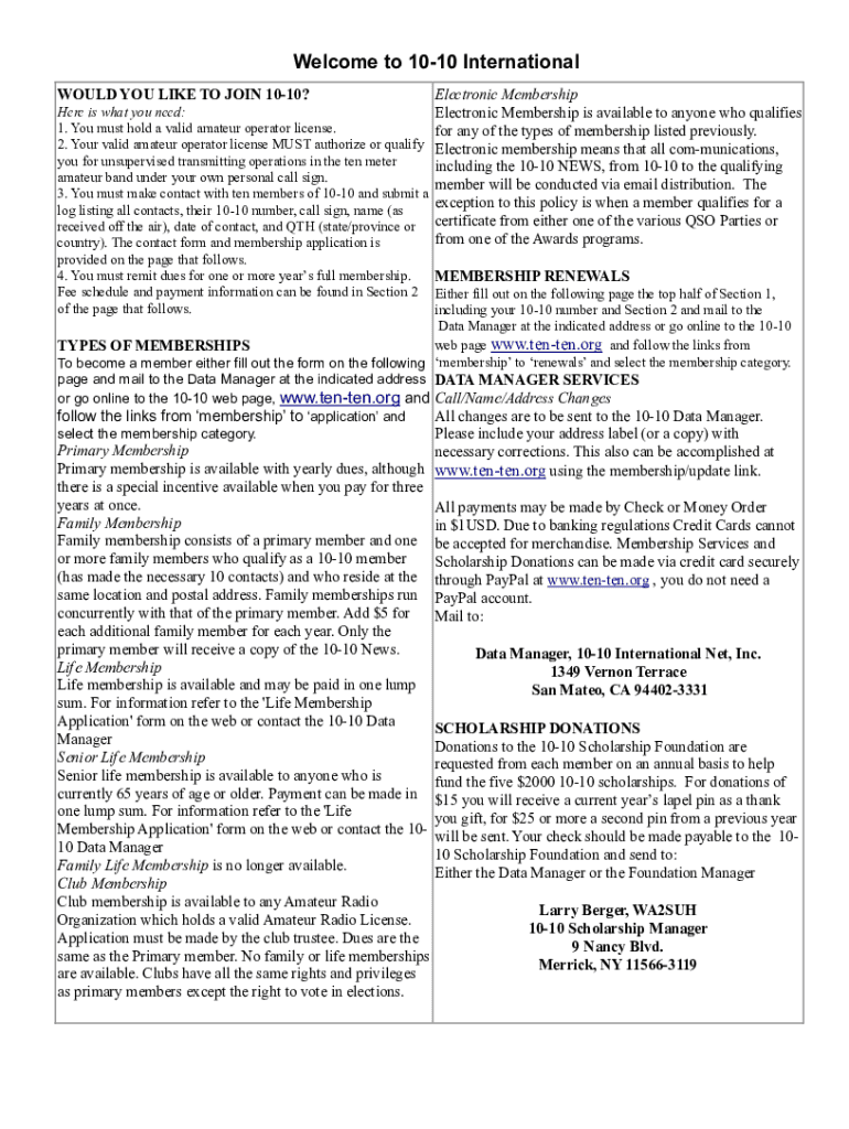 Fillable Online www.ten-ten.orgFormsDOCwww.ten-ten.org Fax Email Print - pdfFiller