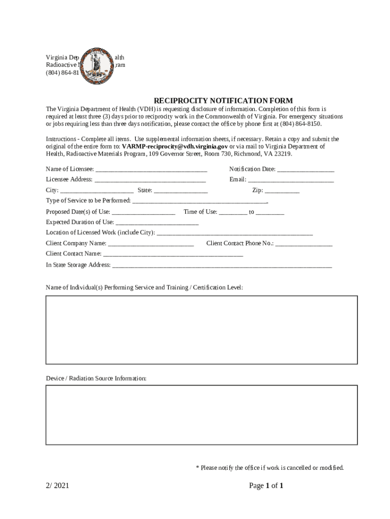 Radioactive Materials Program - Radiological Health Doc Template ...