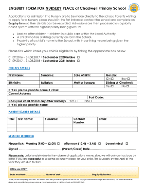 Fillable Online Nursery Application Form 2021 New.pdf Fax Email Print ...