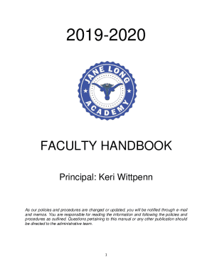 Fillable Online Your Policy and Procedure Manual Revision and Update ...