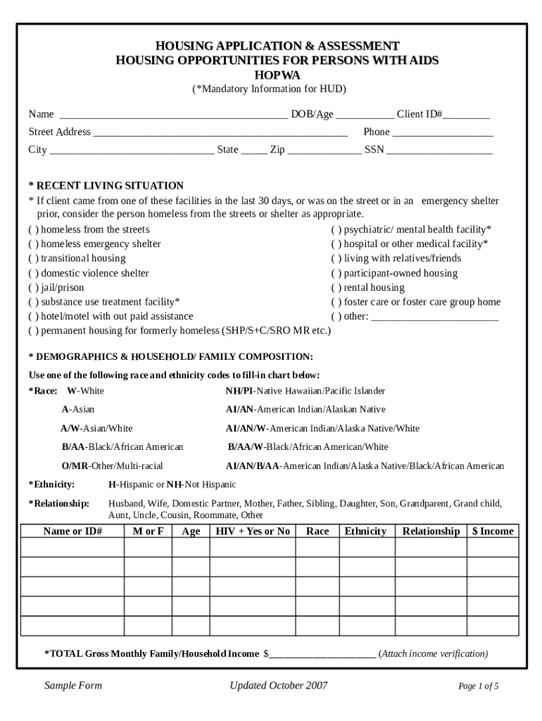 HOPWA CAPER - United States Department of Housing and Urban ... Doc ...