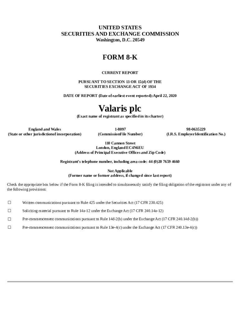 Valaris plc (. EDGAR Online Pro Doc Template | pdfFiller