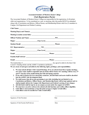 Fillable Online Associated Students of Modesto Junior College Fund ...